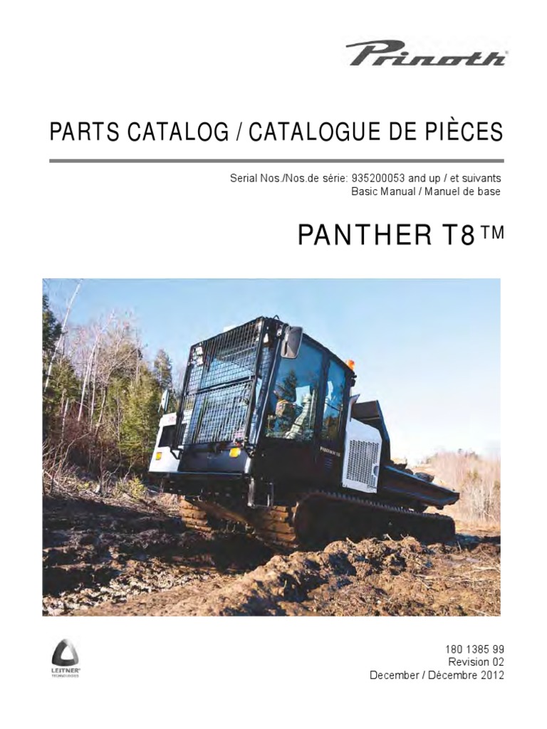 Rev.02 Panther T8 Parts Catalog | PDF | Mechanical Engineering ...