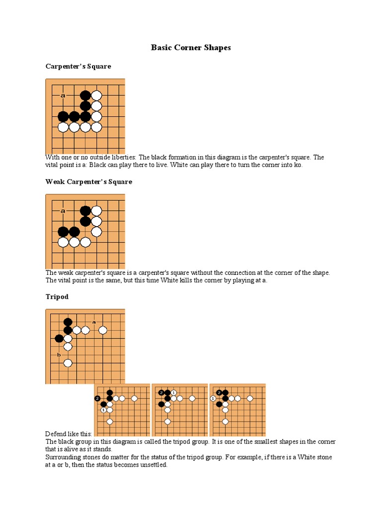 Basic Corner Shapes | PDF | Leisure | Sports