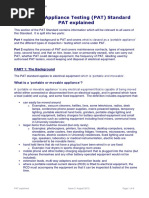 PAT Testing Certificate | PDF | Power Engineering | Electrical Equipment