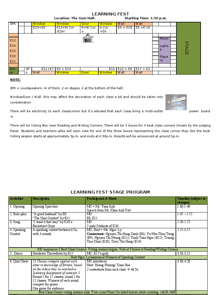 Learning Fest 2023 Event Schedule | PDF | Leisure