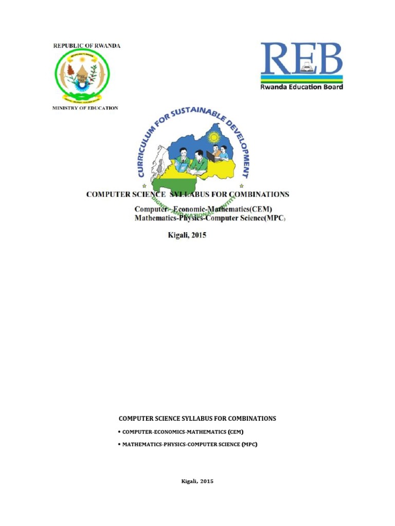 Computer Science Competence Based Syllabus Final Printing Version | PDF ...