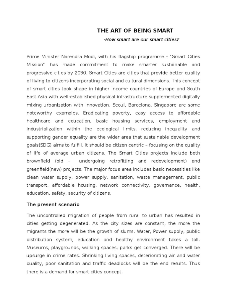 The Art of Being Smart | PDF