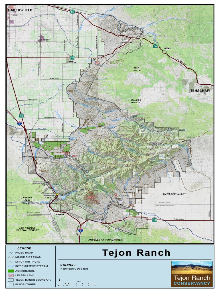 Tejon Ranch Map | PDF