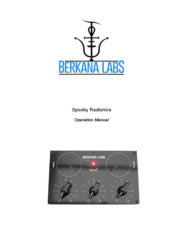 Spooky Radionics Manual 23rd April 2015 | PDF | Medicine | Nature