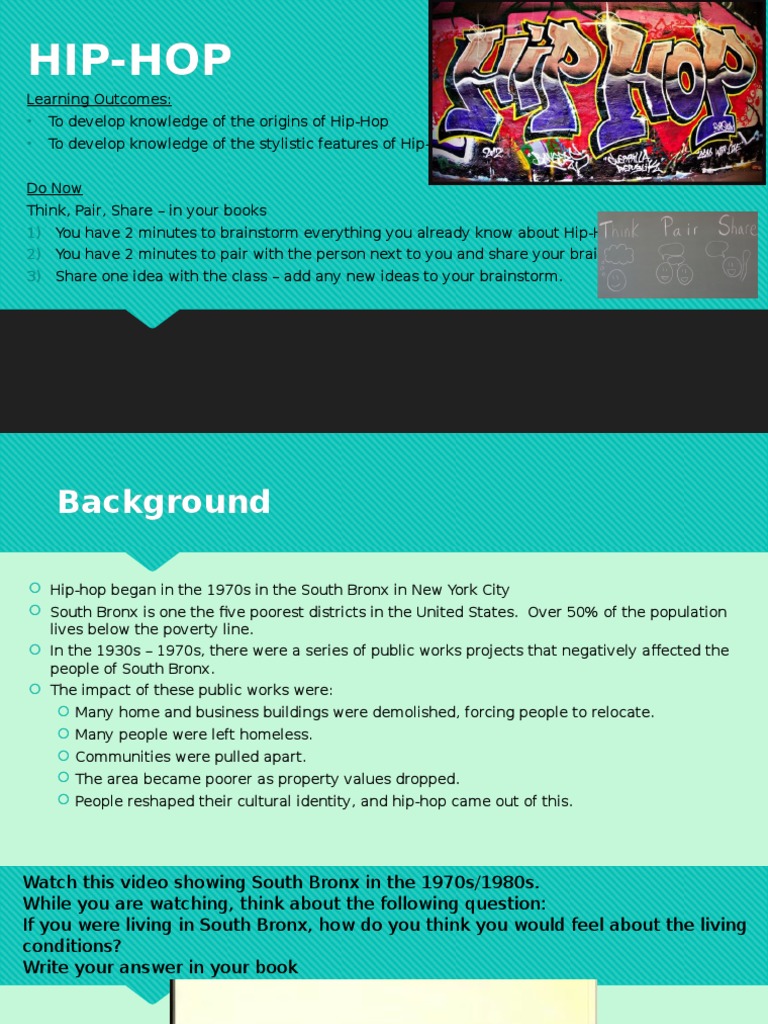 History of Hip Hop - Powerpoint | Download Free PDF | Hip Hop Music ...