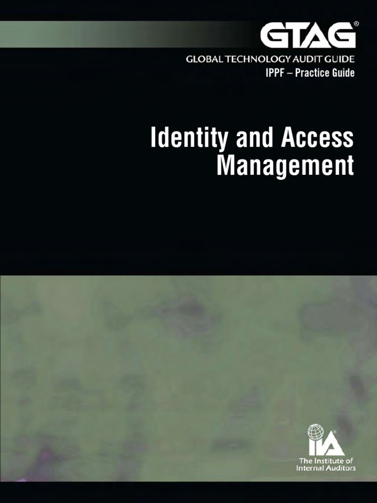 GTAG 09 - Identity and Access Management PDF | PDF