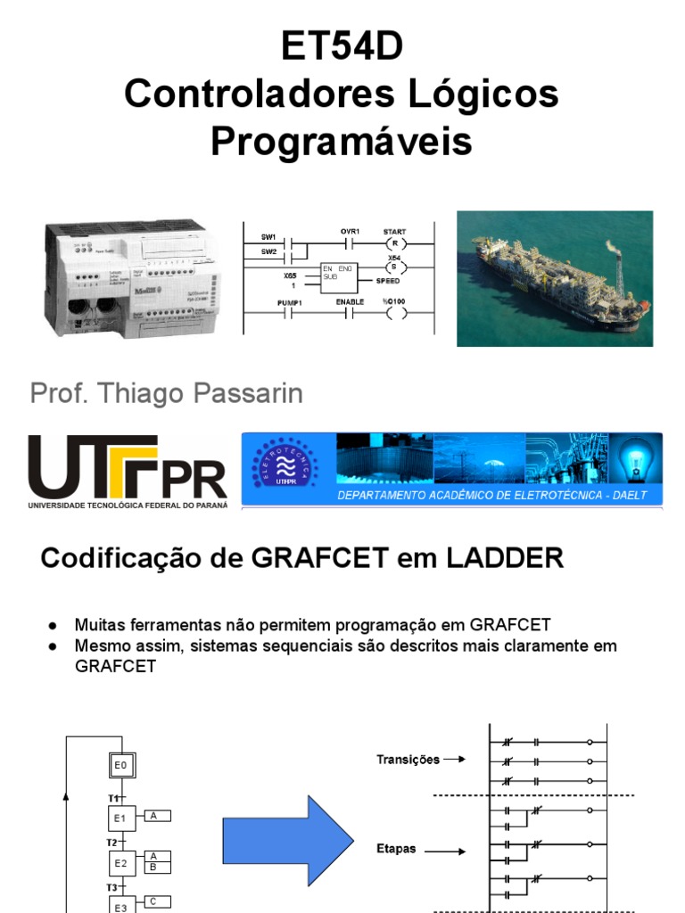 Aula 11 - Grafcet em Ladder | PDF | Computação e Tecnologia da ...