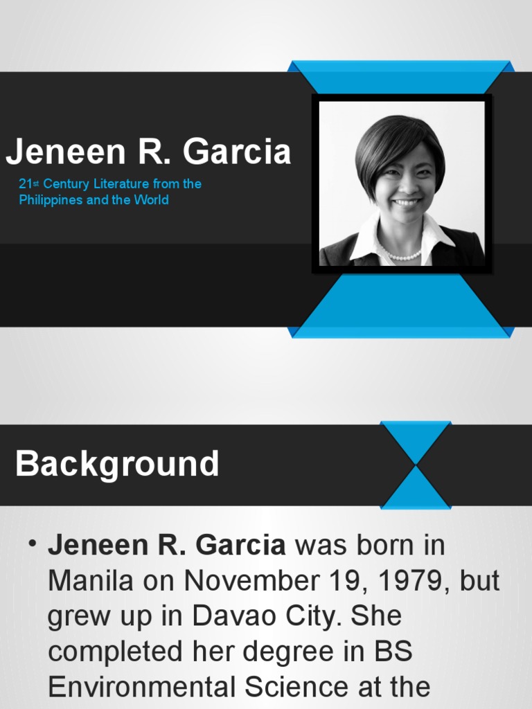 Jeneen R. Garcia: Literary Contributions | PDF | Global Environment ...