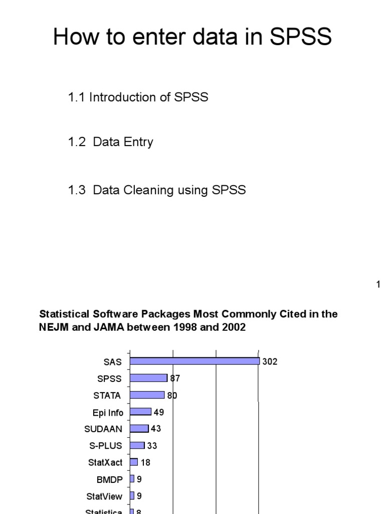How To Enter Data in SPSS | PDF | Spss | Microsoft Excel