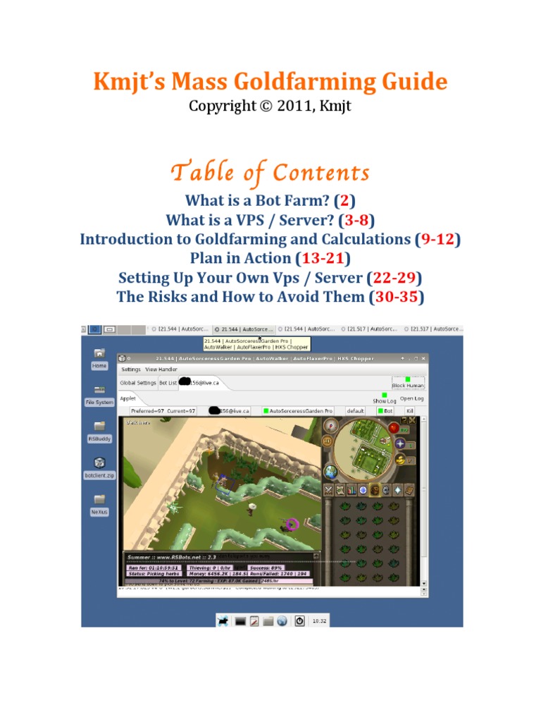 KMJT's Goldfarming Guide | PDF | Superuser | Password KMJT's Goldfarming Guide | PDF | Superuser | Password