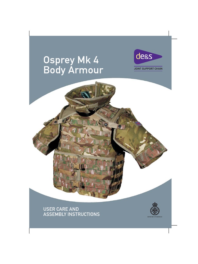Osprey Mk 4 Body Armour Assembly Guide | PDF | Armour | Shoulder