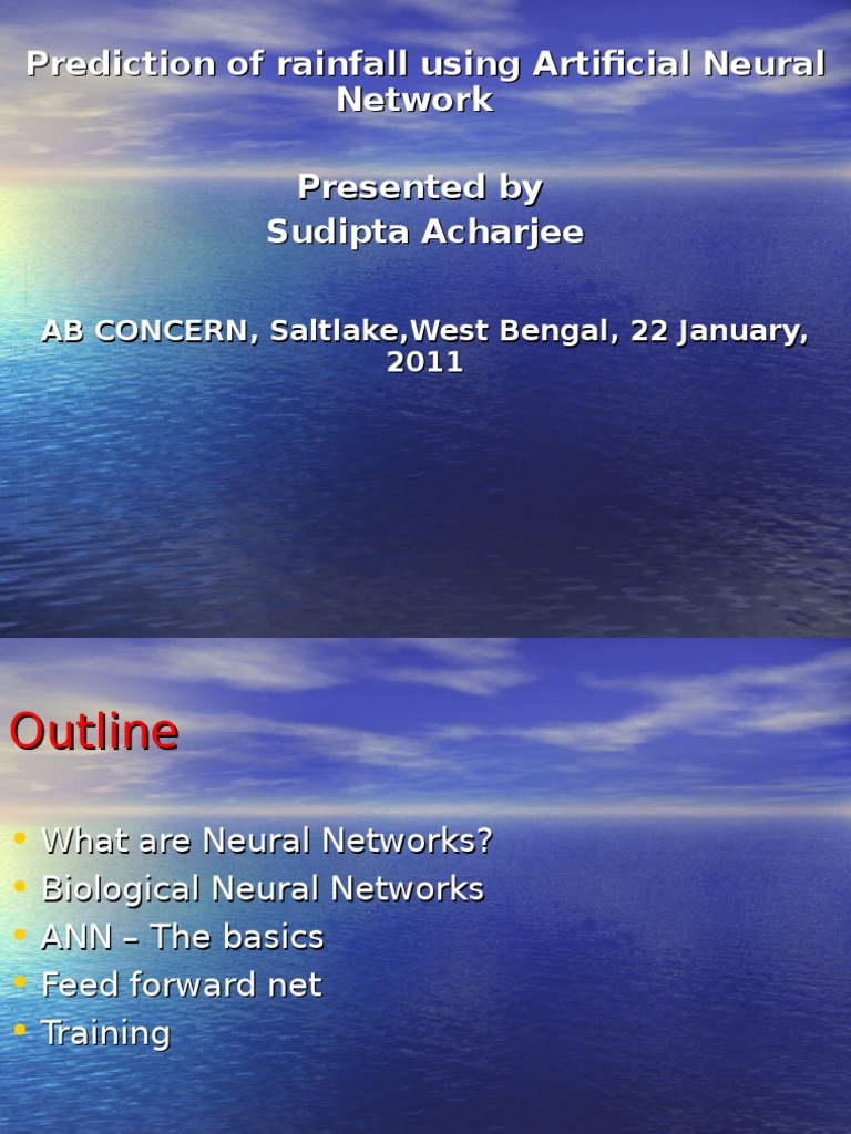 Rainfall Prediction with Neural Networks | PDF | Artificial Neural ...