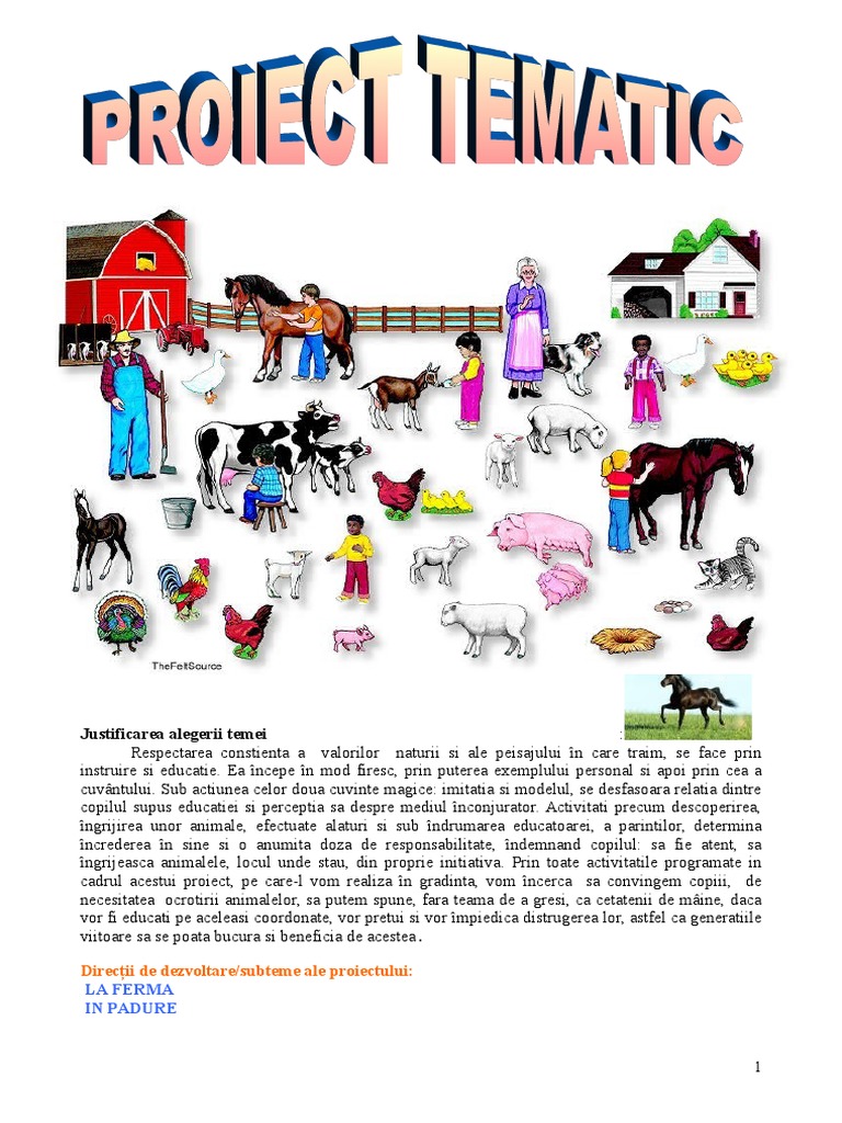 Proiect Tematic Animale Mari Si Mici in Ograda La Bunici (1)