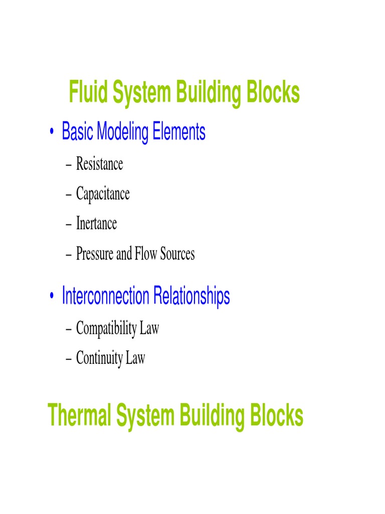 Fluid System Modeling Essentials | PDF | Heat Transfer | Fluid Dynamics