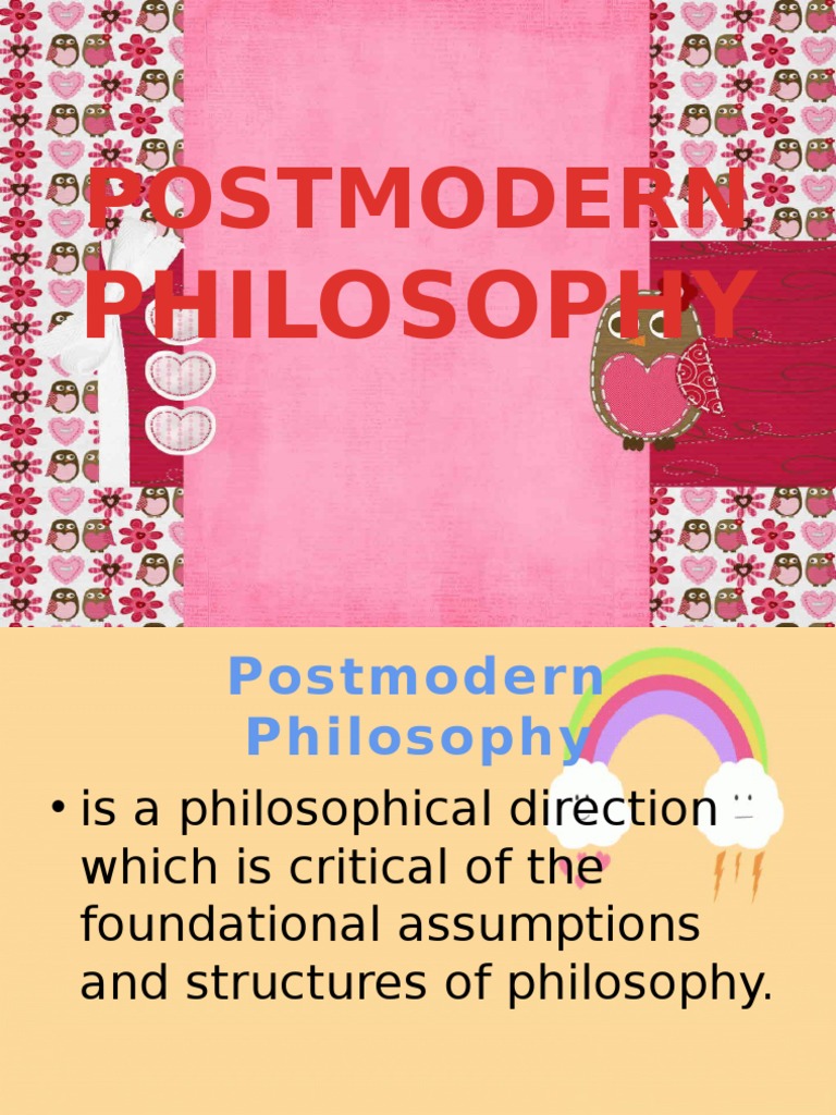 Postmodern Philosophy | PDF