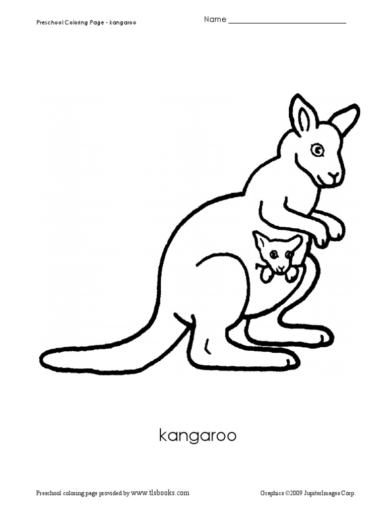 Preschoolcoloringkangaroo PDF | PDF