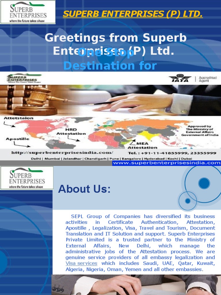 For Qatar Attestation And Visa Services Pdf Travel Visa