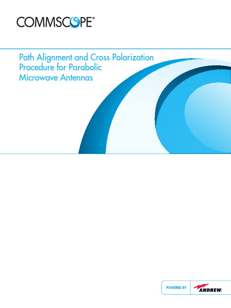 Path Alignment Cross Polarization Parabolic Antennas TP 108827 | PDF ...