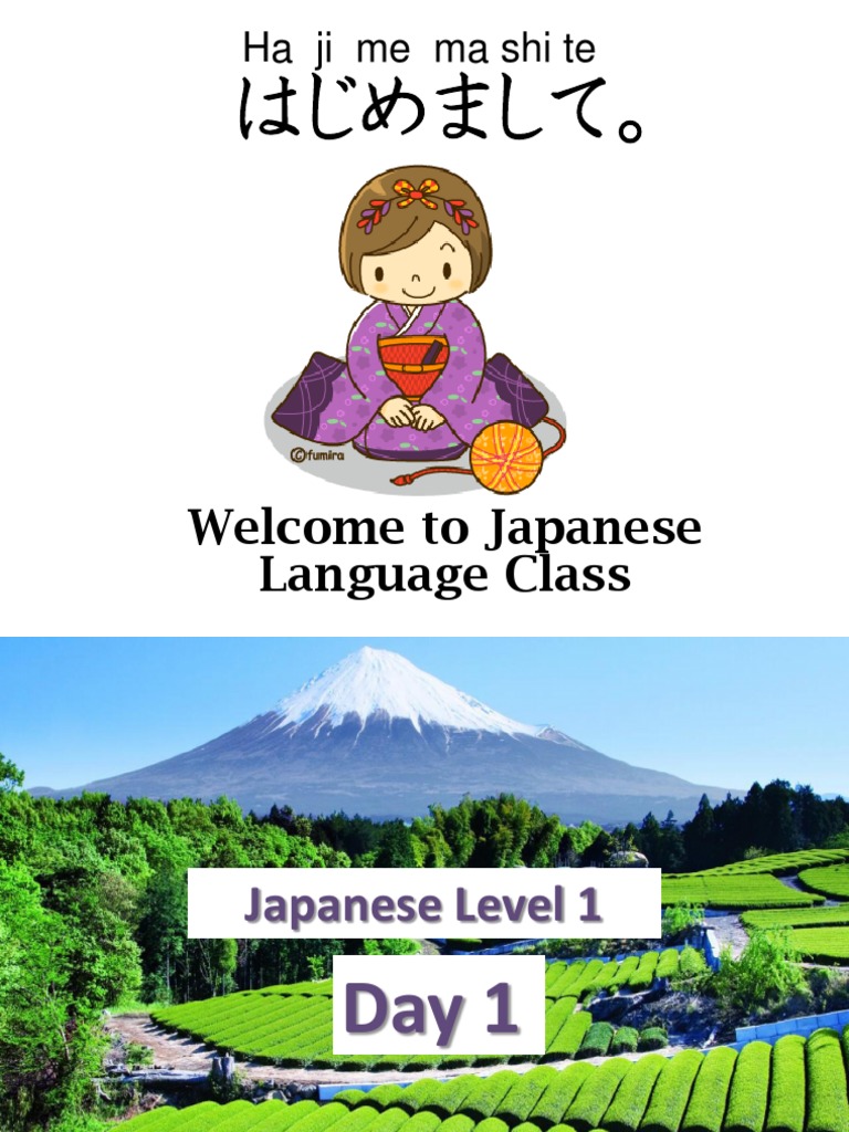 J1 Day 1 (2015-12) | PDF | Japanese Language | Japanese Writing System