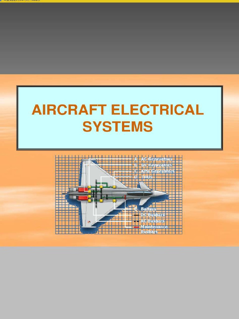 AIRCRAFT ELECTRICAL SYSTEMS - PPT - SAPilot PDF | PDF