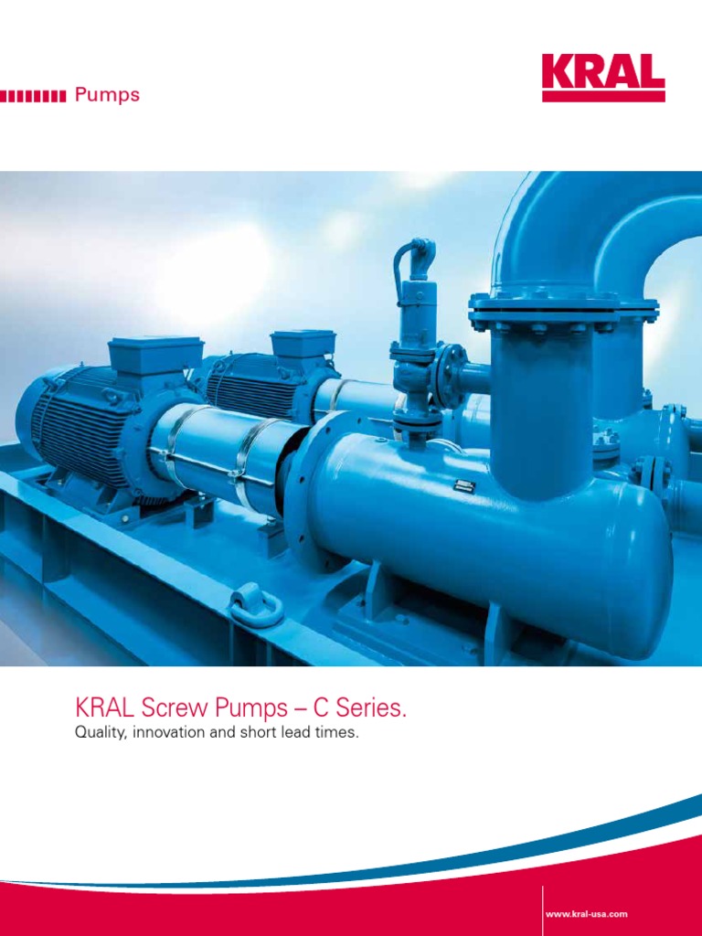 KRAL Screw Pumps: C Series Overview | PDF | Bearing (Mechanical) | Pump