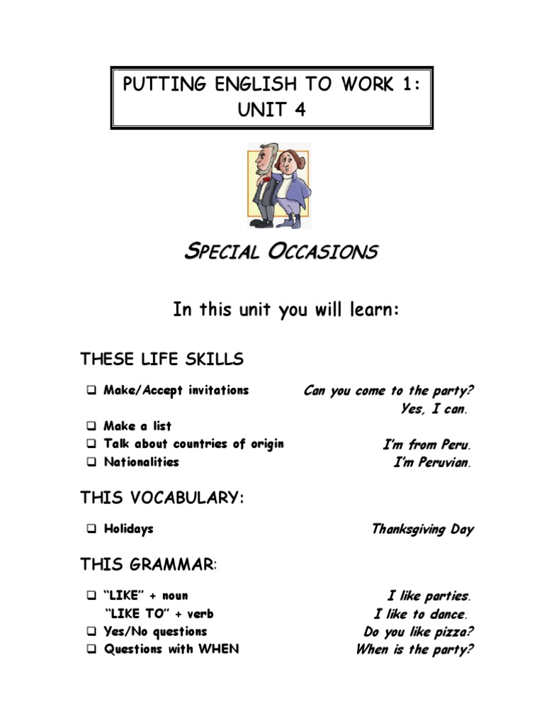 Putting English - Unit4 PDF | PDF | Christmas | Observances