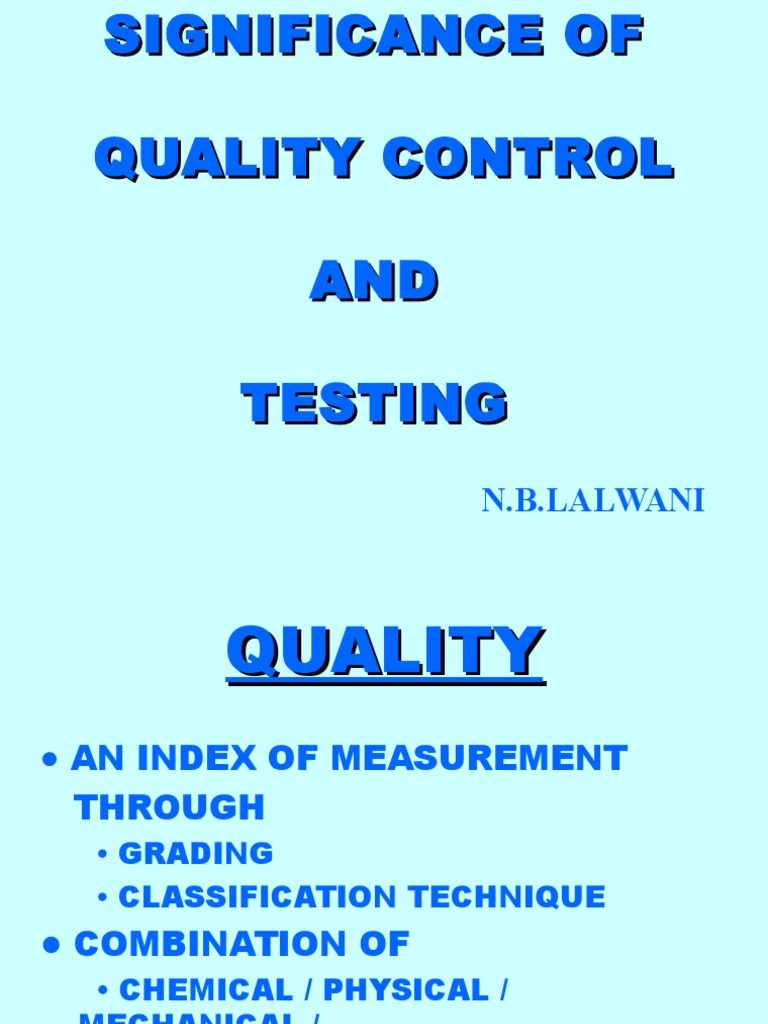 Quality and Testing of Packaging Materials & Packages | PDF | Packaging ...
