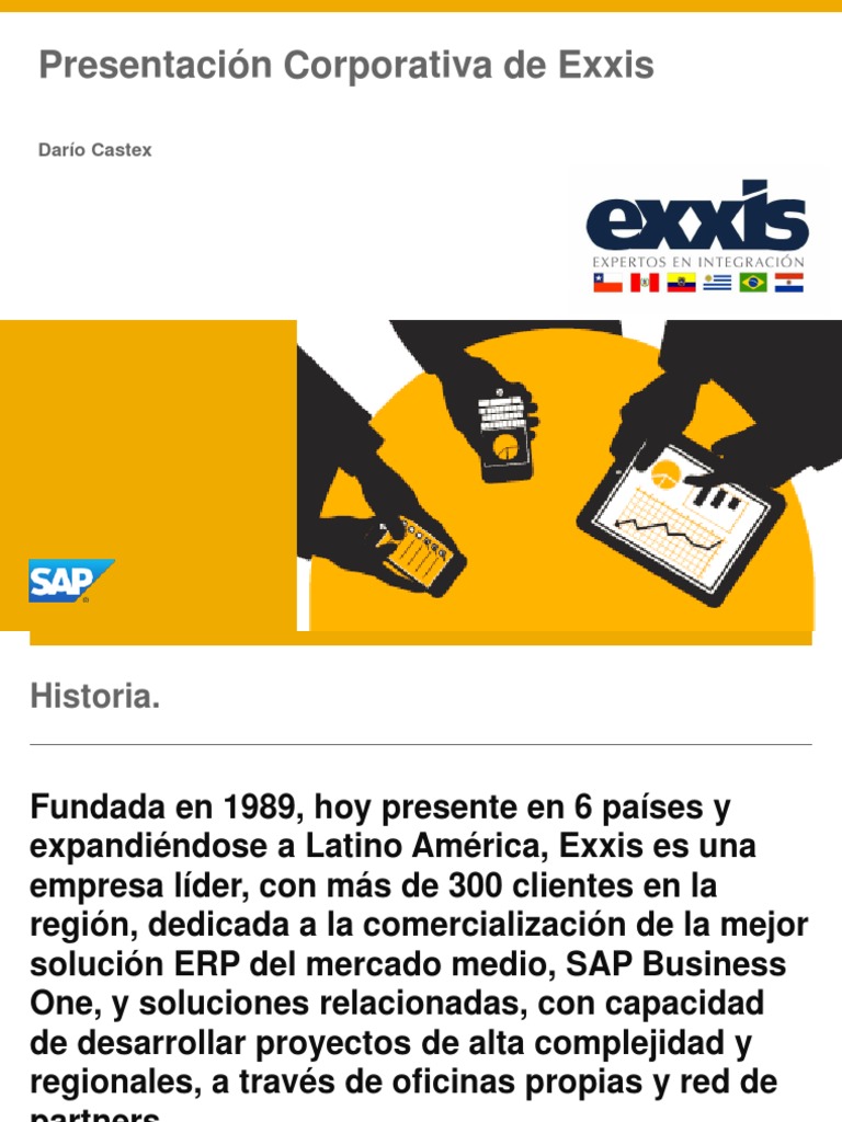 Exxis | PDF | Sap Se | Planificación de recursos empresariales