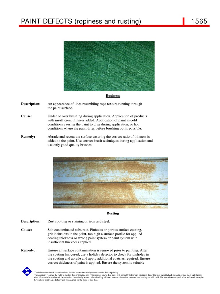 Ropiness and Rusting PDF | PDF