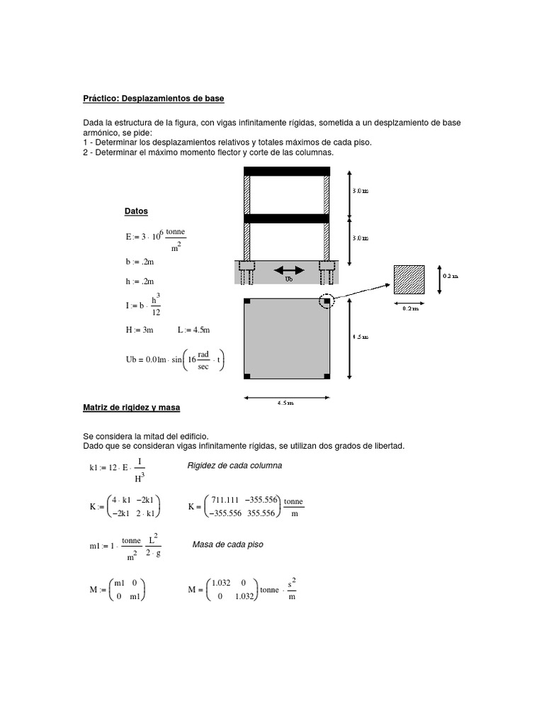 Movimiento de Apoyos PDF | PDF | Numerical Analysis | Mathematical Analysis