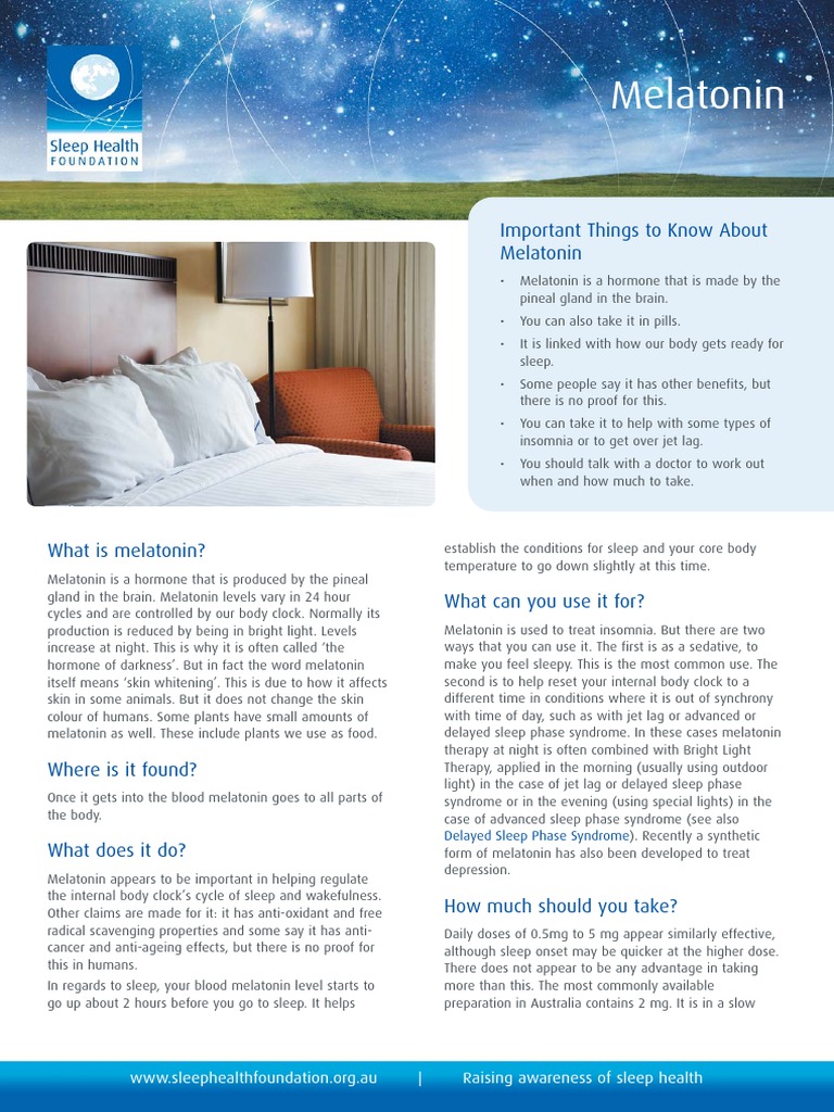 Melatonin | PDF