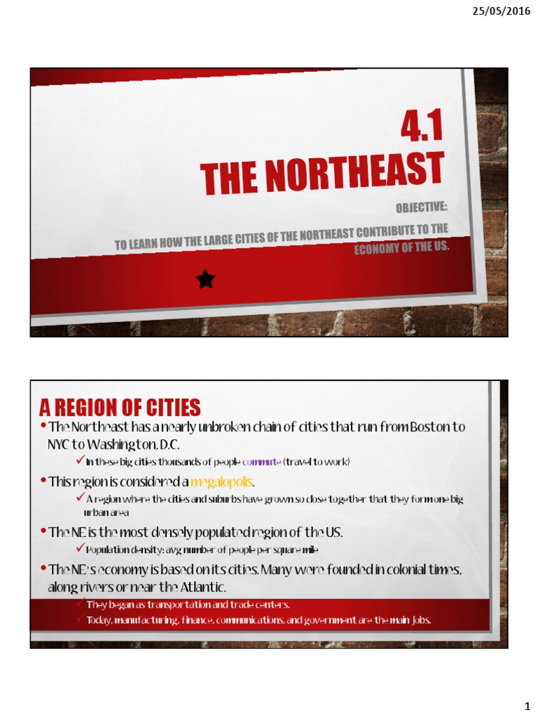 The Northeast Megalopolis: A Region Dominated by Influential Cities ...