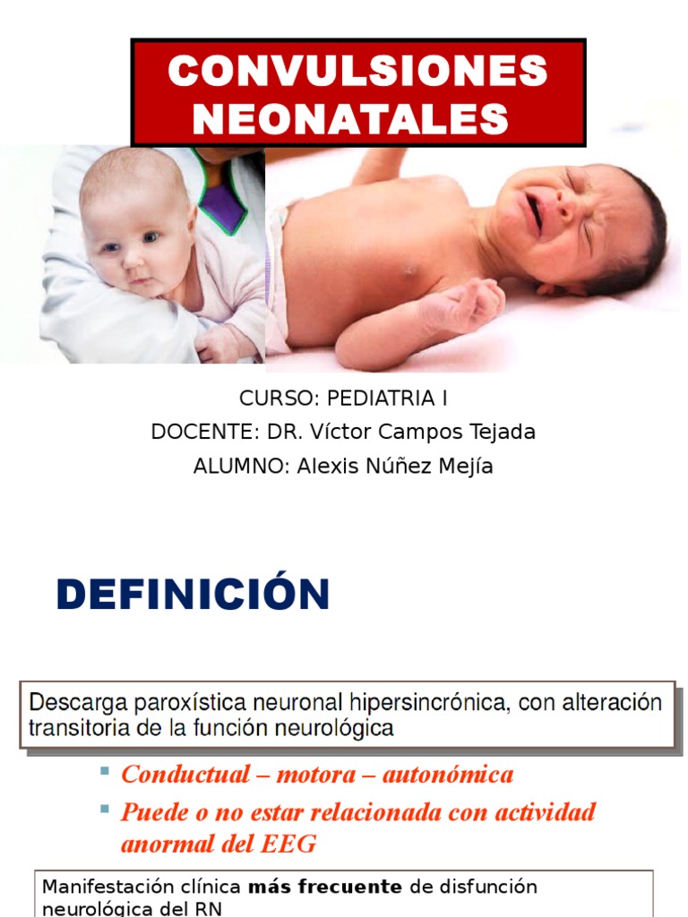 Convulsiones Neonatales-2016 | PDF | Sinapsis | Epilepsia