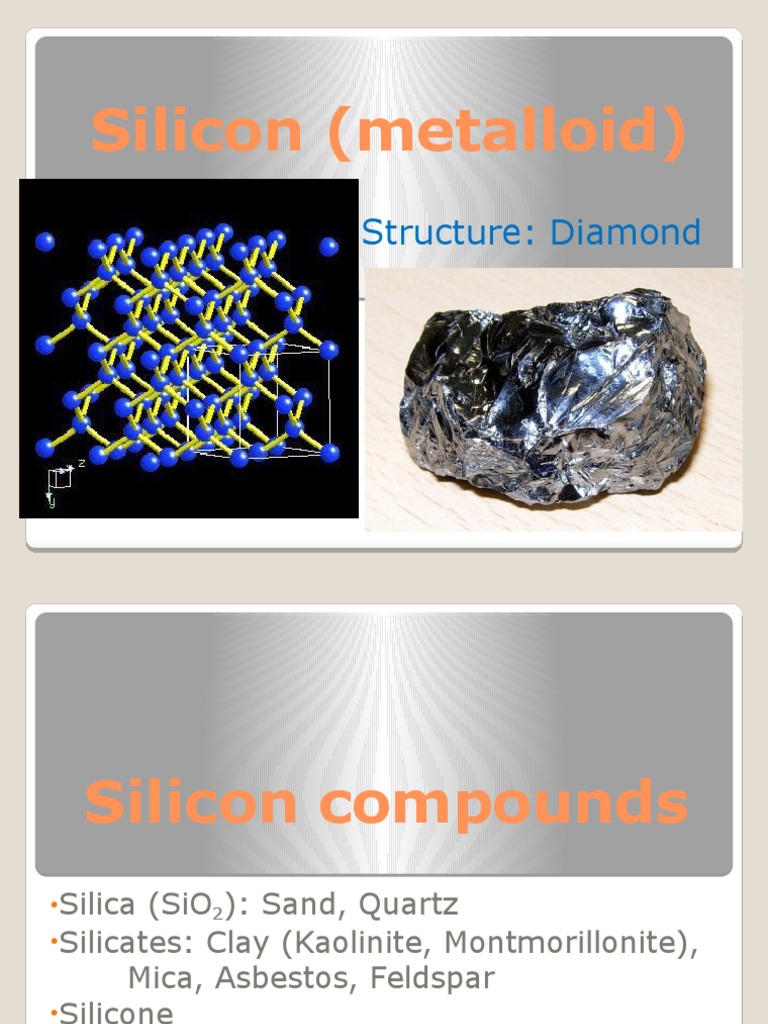 Silicon Compounds | PDF