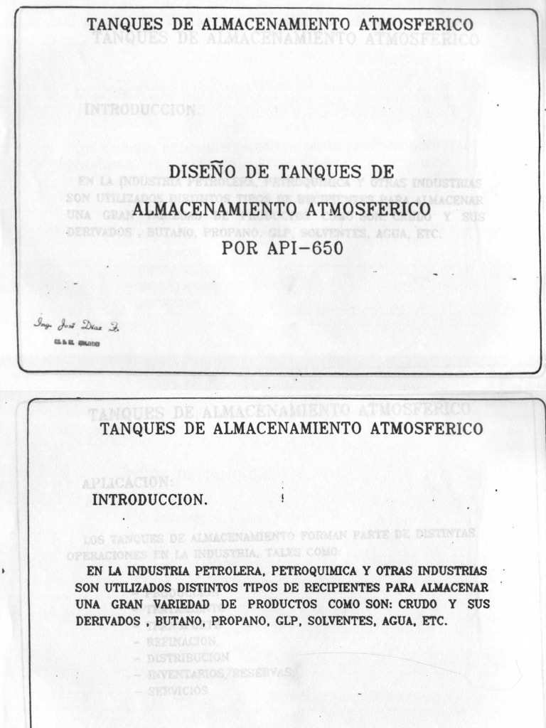 API 650-Curso de Tanques | PDF