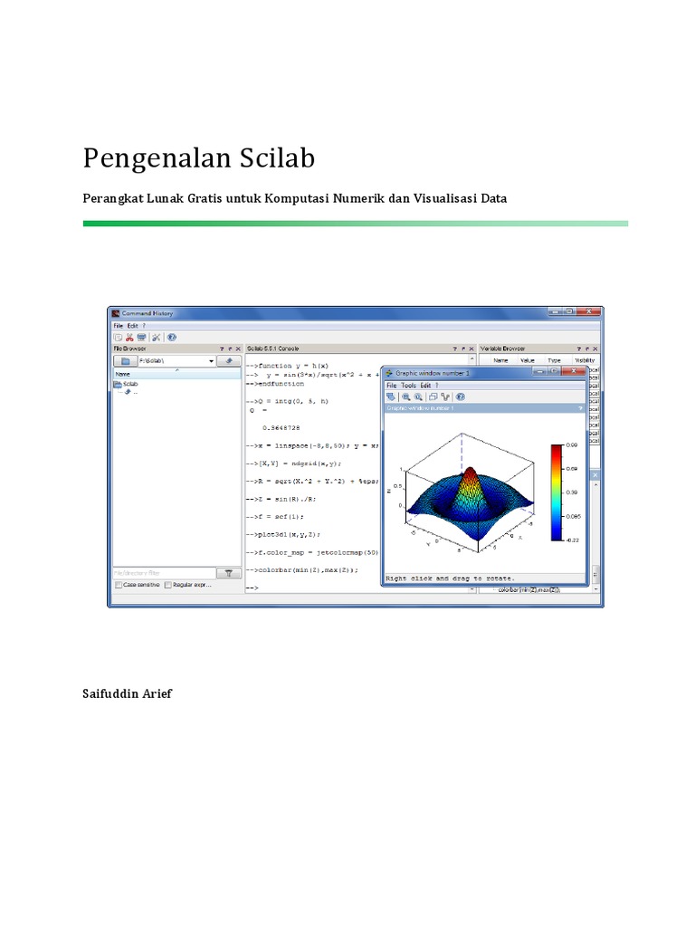 Pengenalan Scilab | PDF