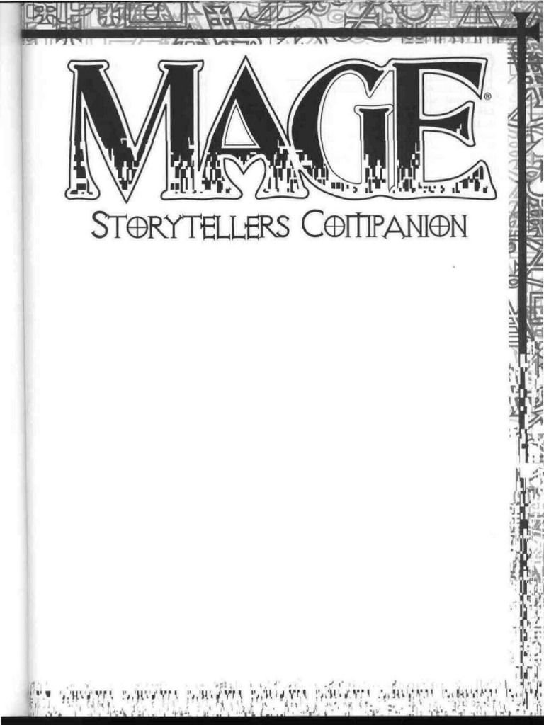 WOD - Mage - The Ascension - Storyteller's Companion PDF | PDF