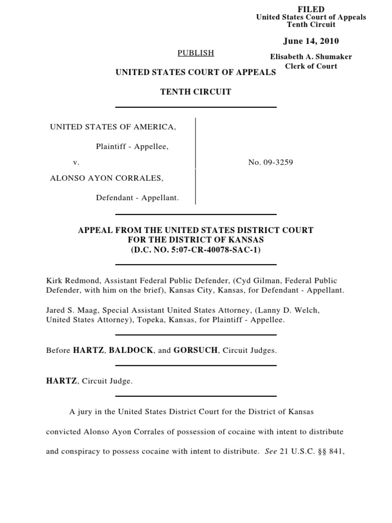 June 14, 2010: United States Court of Appeals Tenth Circuit | Cross ...