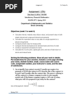 Busi370 Midterm Practice Summer2012 | PDF | Yield (Finance) | Multiple ...