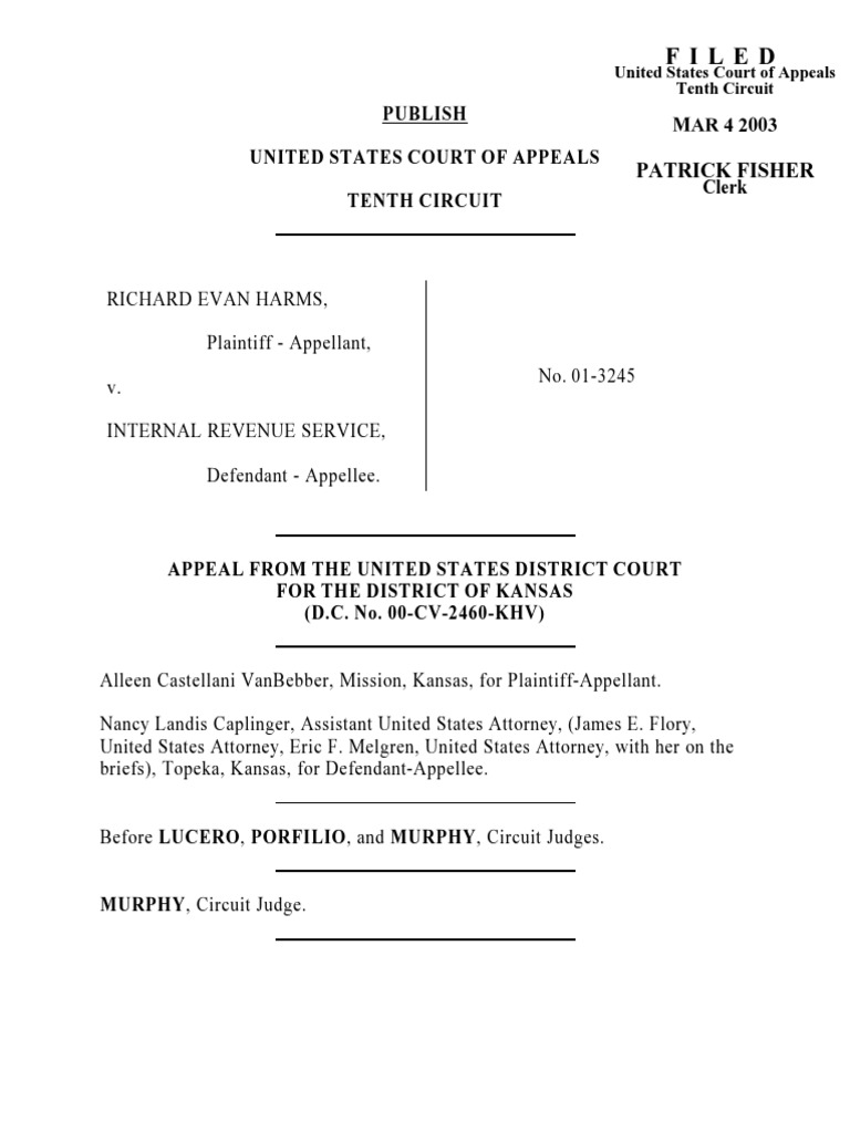 Filed: Patrick Fisher | PDF | Equitable Tolling | Lawsuit