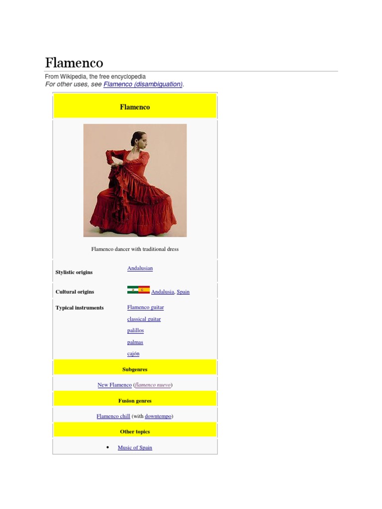 Flamenco | PDF | Spanish Styles Of Music | Southern European Music