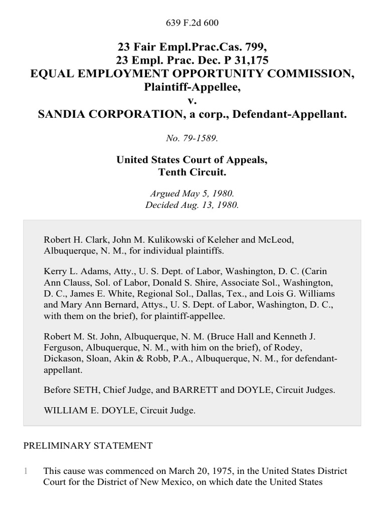 23 Fair Empl - Prac.cas. 799, 23 Empl. Prac. Dec. P 31,175 Equal ...