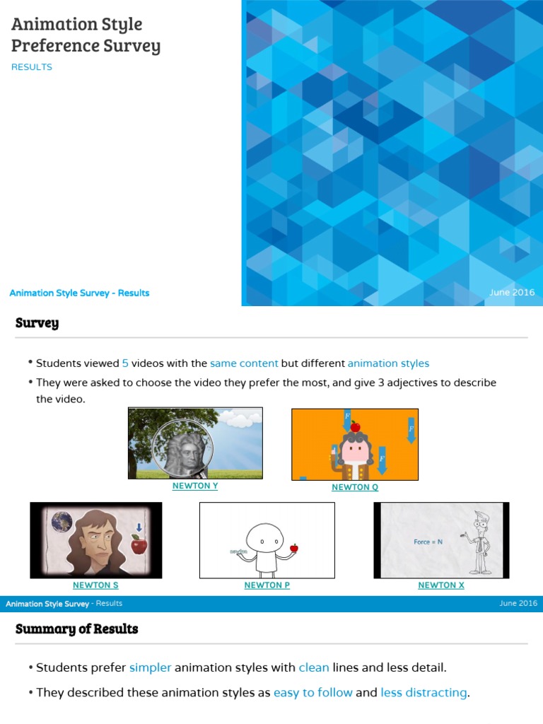 Animation Survey Results | Download Free PDF | Survey Methodology ...