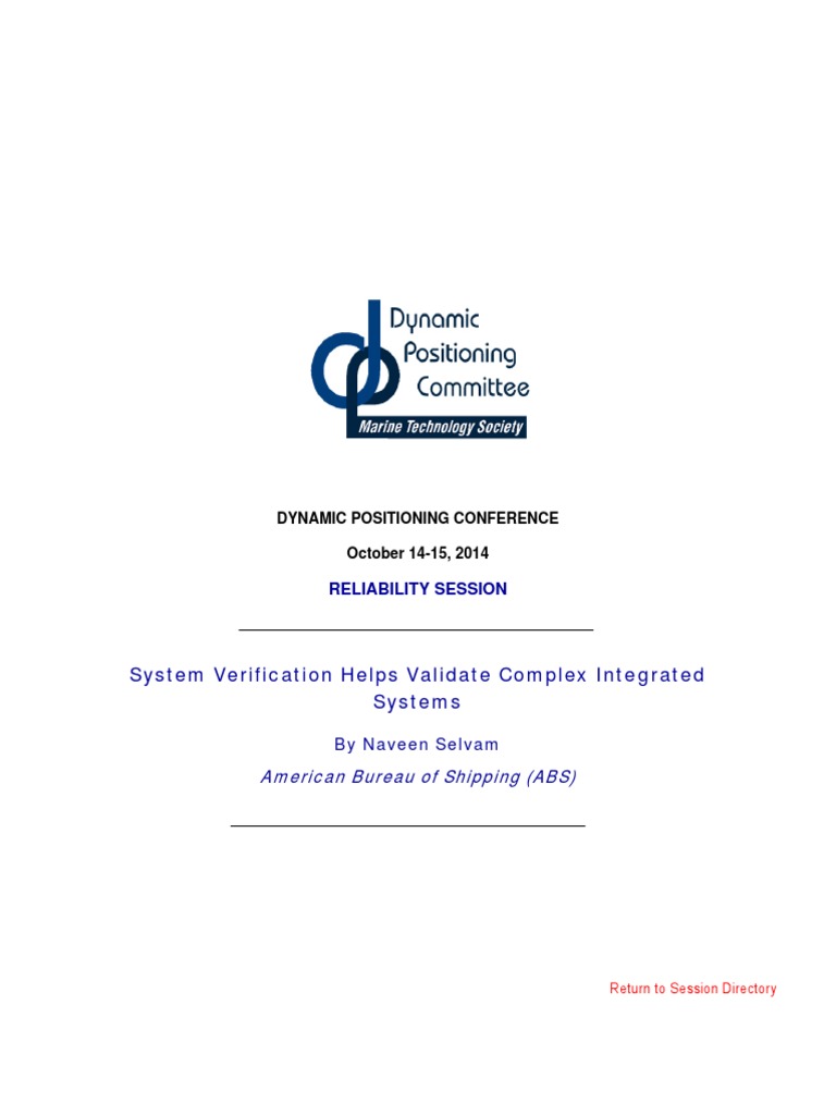 System Verification Helps Validate Complex Integrated Systems | PDF ...