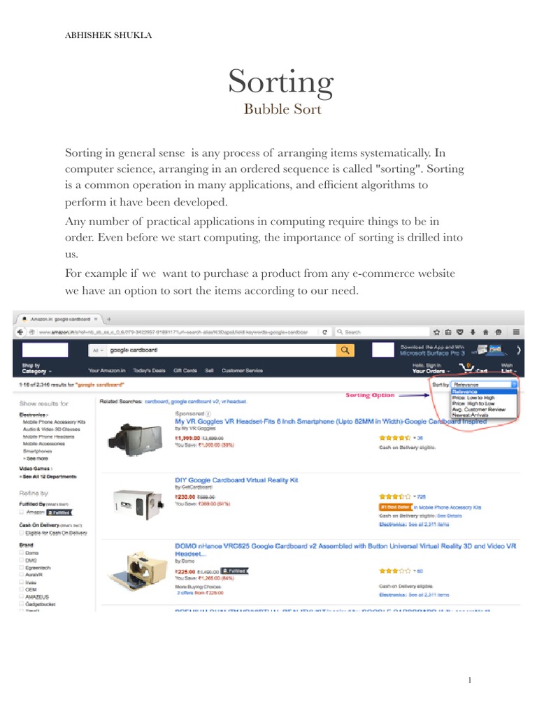 Bubble Sort | Download Free PDF | Array Data Structure | Discrete Mathematics