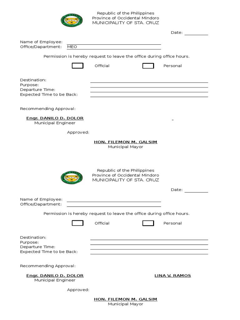 Pass Slip | PDF | Career & Growth | Law