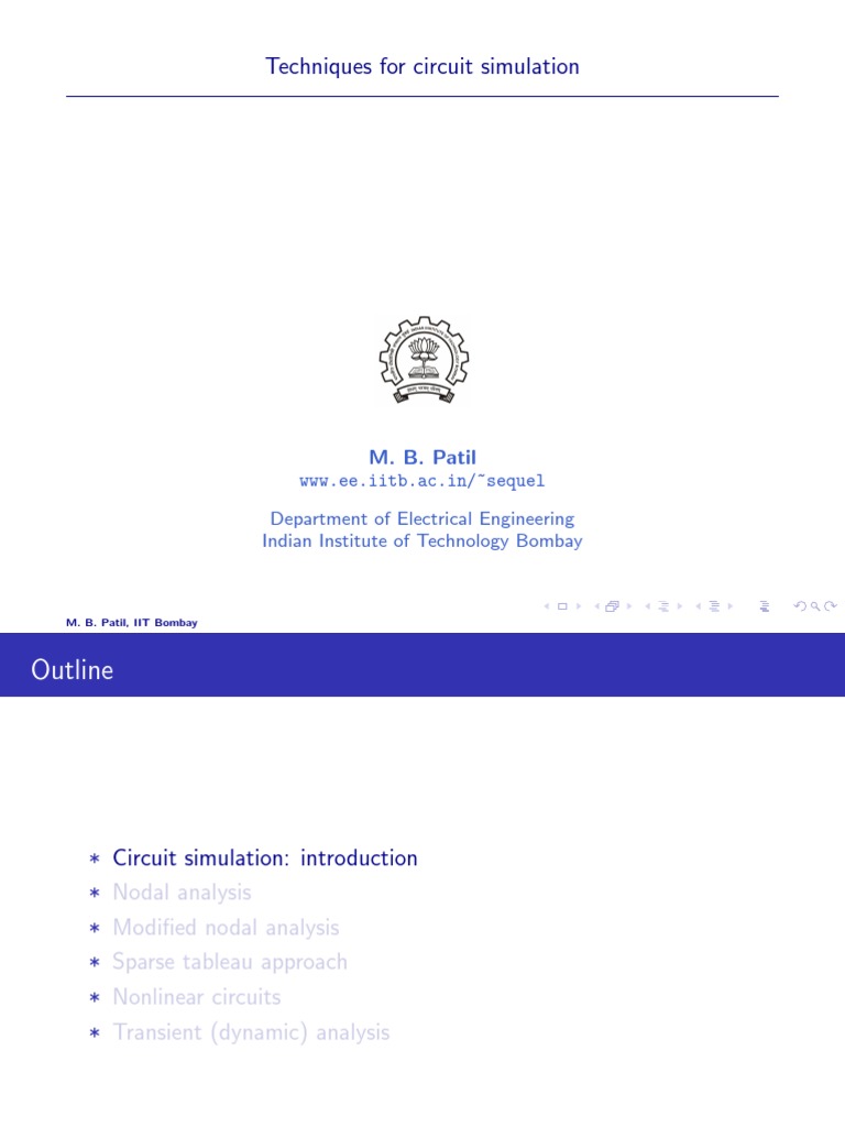 Circuit Simulation Techniques Pdf Visual Cortex Spice