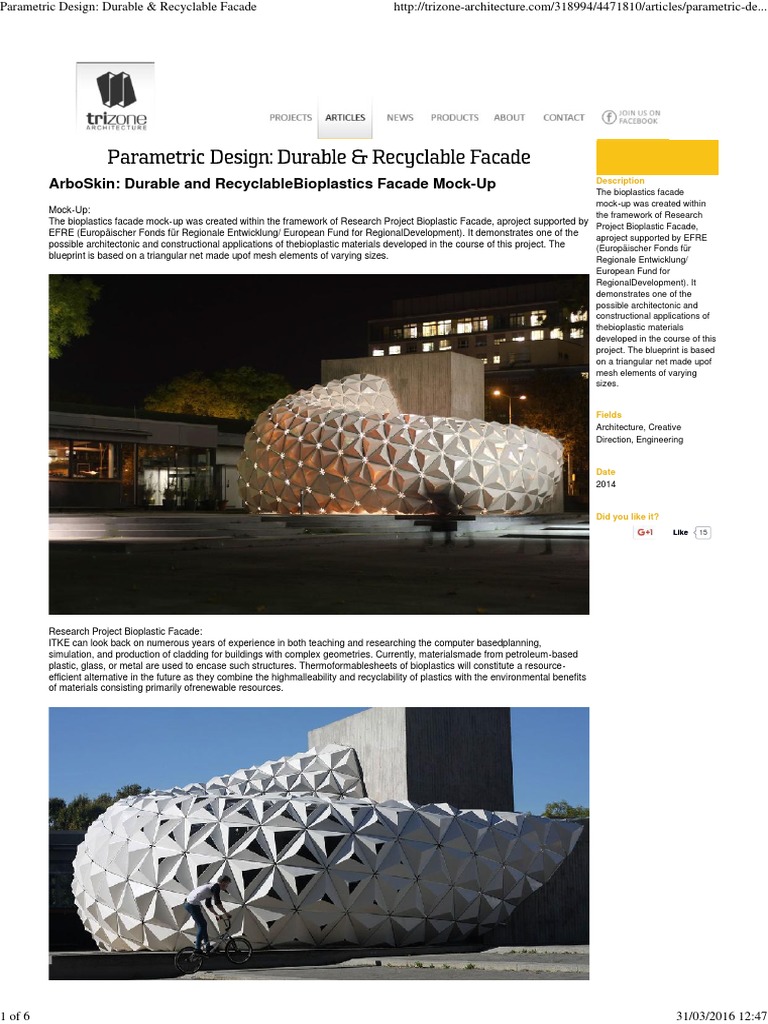 Durable & Recyclable Facade | PDF | Building Materials | Recycling