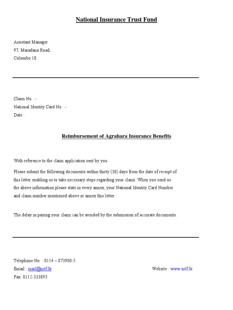 Agrahara Claim Form (English) | PDF | Cheque | Invoice