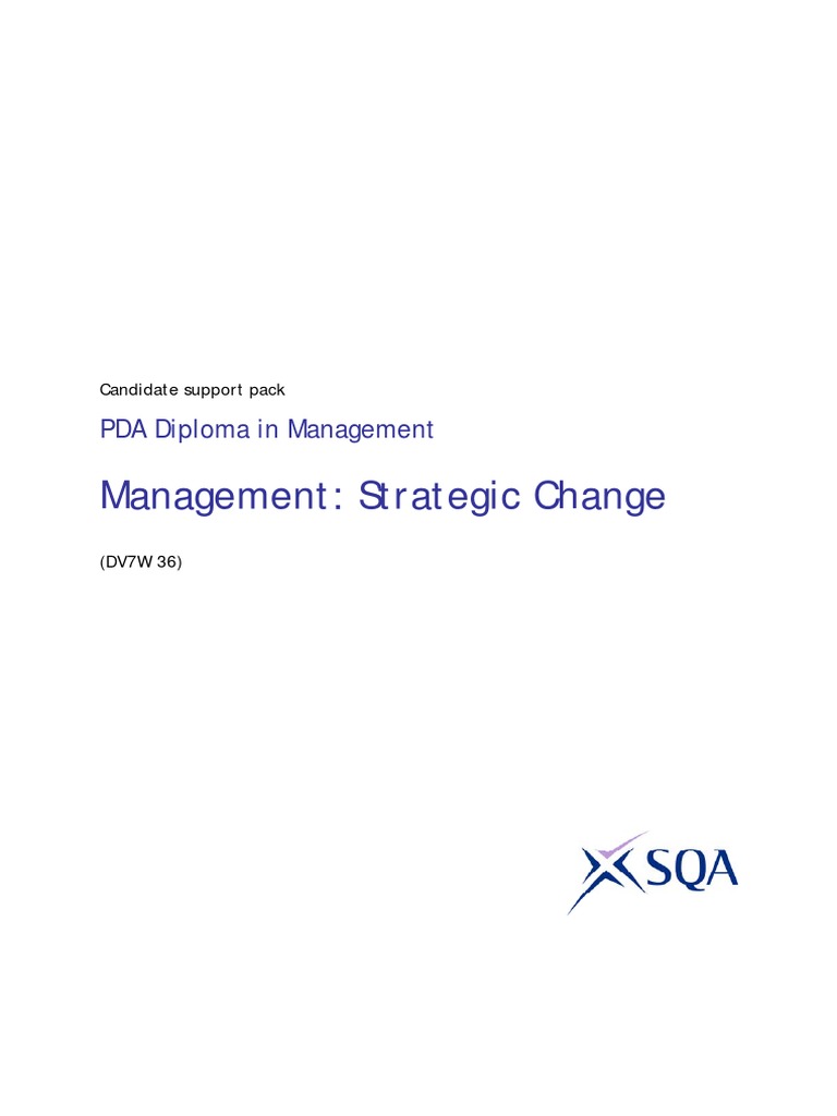 Strategic Change Management | PDF | Strategic Management | Competitive ...